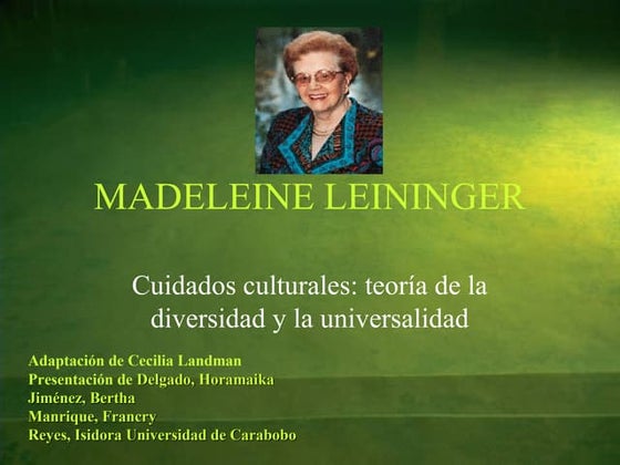 Madeline leininger | PPT
