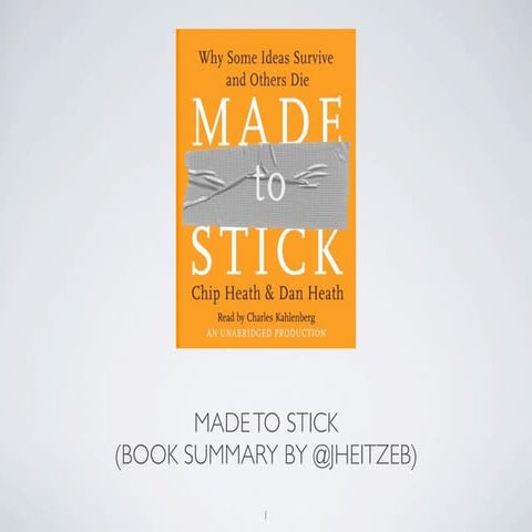 Made To Stick | PDF