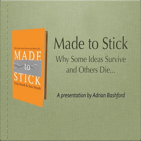 Made To Stick | PDF