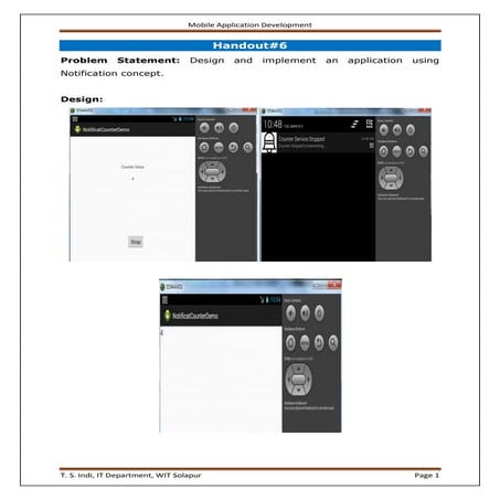 MobileAppDev Handout#6 | PDF | Computer Software and Applications | Computing