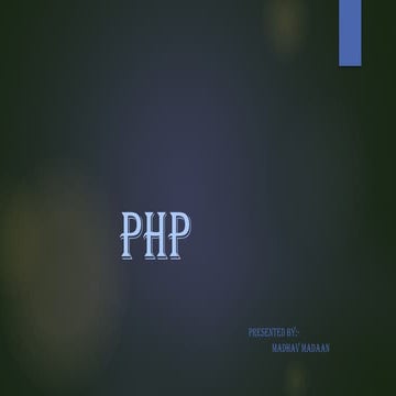 Php And Its Uses In Different Tasks Ppt Ppt 1341
