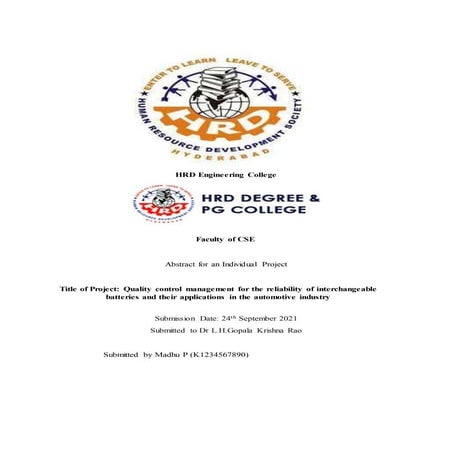 Madhu project | DOCX