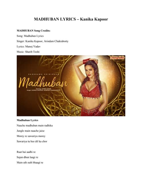 Top 8 Krishna Bhajan Lyrics in English.pdf | Religious (Music and Audio) | Music