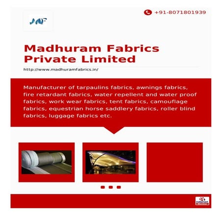Madhuram fabrics-private-limited | PDF