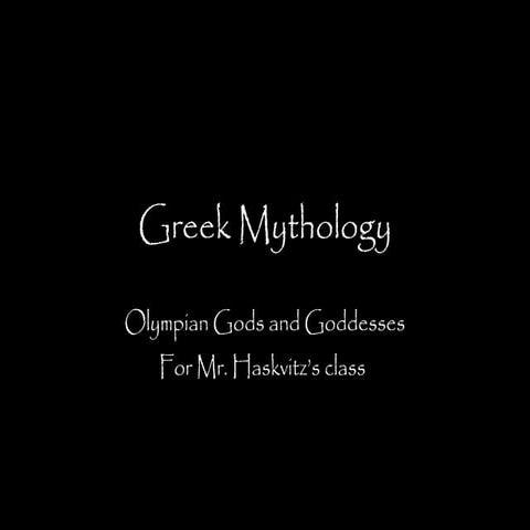 Greek Mythology | PPT