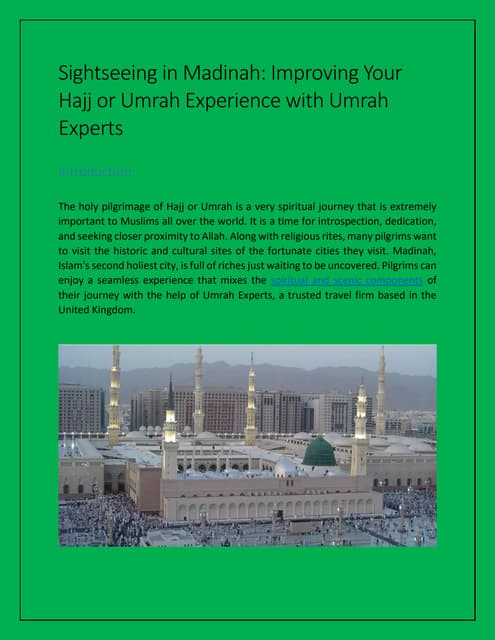 Comprehensive Guide to Ziyarat Places in Makkah and Madinah | PDF