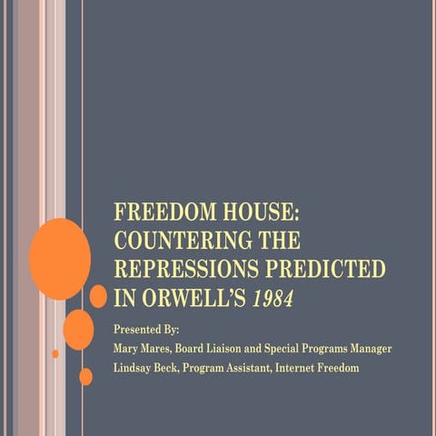Freedom House Presentation | PPT