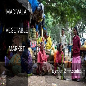 Madivala MARKET | PPTX