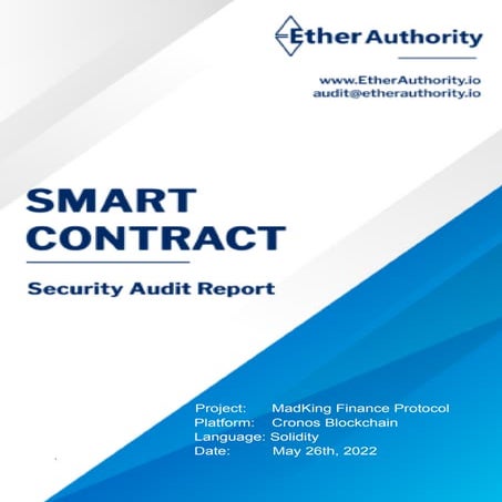 Ansca Protocol – Smart Contract Security Audit Report by EtherAuthority ...