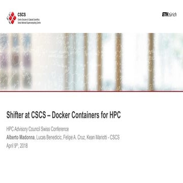 Shifter - Docker Containers for HPC | PDF