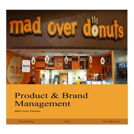Marketing Strategy of Mad over Donut | DOCX