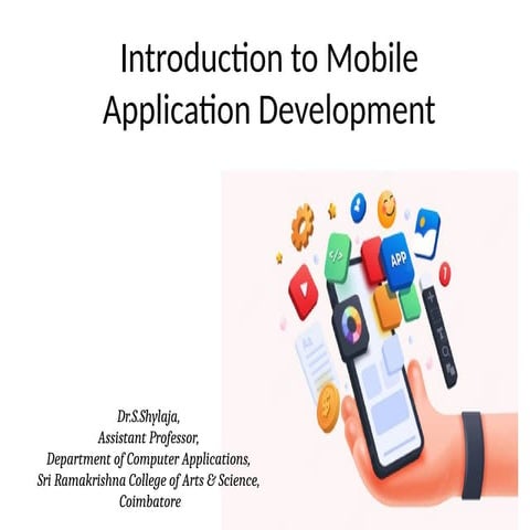 Mobile Application development - Introduction | PPT