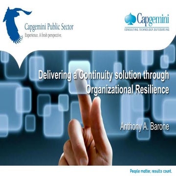 How FEMA Prepares Leaders for Continuity in Face of Terrorism | PPTX