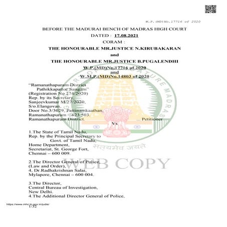 Madras hc cbi judgment | PDF