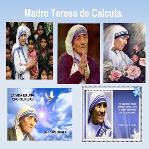 Madre Teresa De Calcuta Ppt