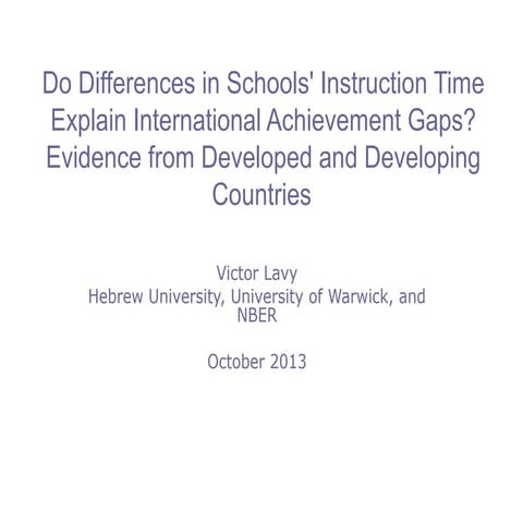 The role of school quality in shaping learning gaps rolleston cies | PPTX