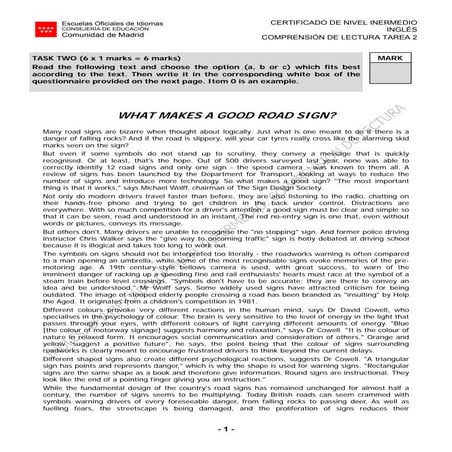 Madrid reading 2 | PDF