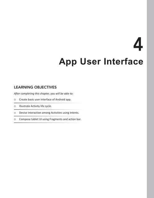Anatomy of android application | ODP