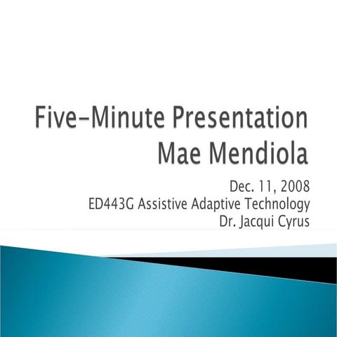 Final Presentation | PPT