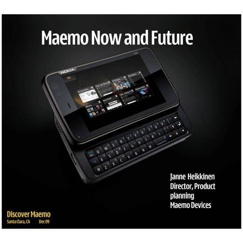 Maemo Now And Future Janne Heikkinen | PPT