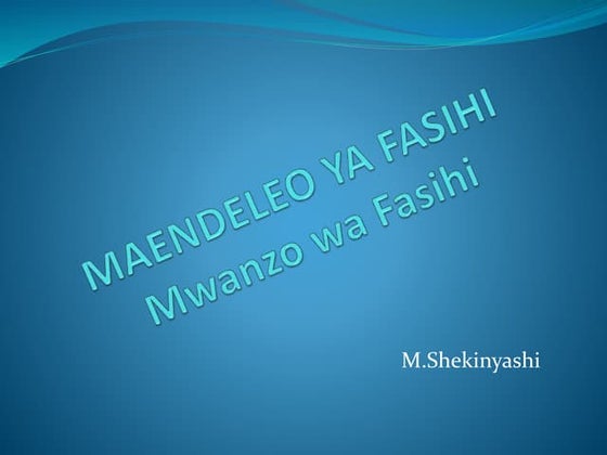 Lahaja za kiswahili kwa ujumla | PDF