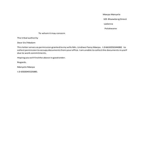 Maepa Manyele Docx