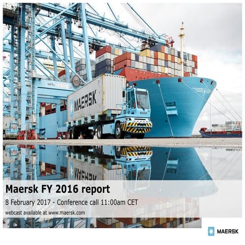 Maersk Oil Financial Results Report Presentation - 2016 | PDF
