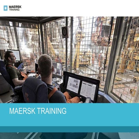 Maersk Training Presentation | PPTX | Cruises | Travel Type
