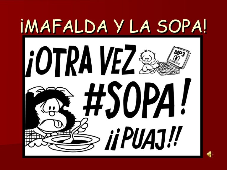 Mafalda y la sopa