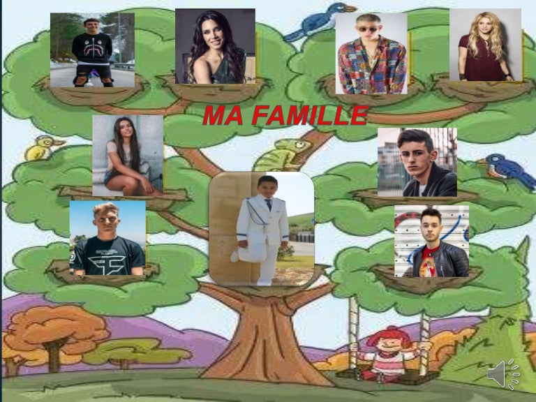 Mi familia ( en frances )