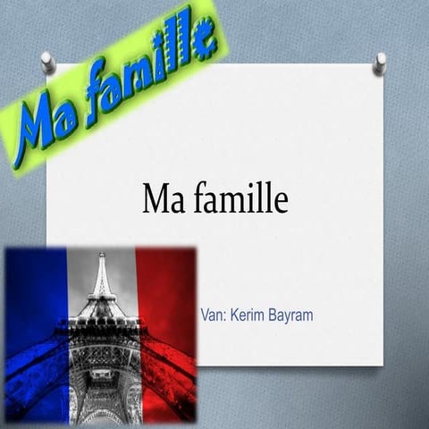 Ma famille 2º | PDF