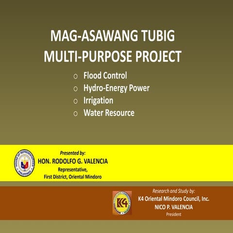 Mag asawng tubig multi-purpose project | PPTX