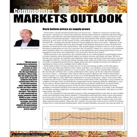 Commodities - MARKETS OUTLOOK | PDF