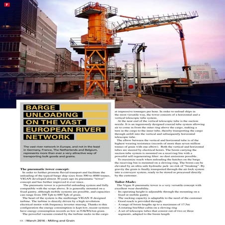 BARGE UNLOADING ON THE VAST EUROPEAN RIVER NETWORK | PDF