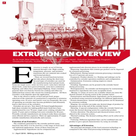 EXTRUSION: AN OVERVIEW | PDF