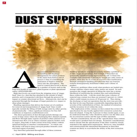 DUST SUPPRESSION | PDF