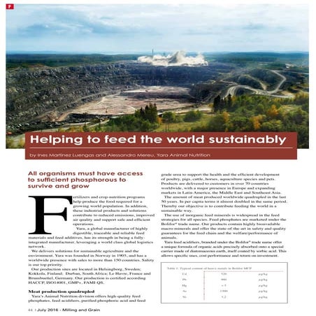 Helping to feed the world sustainably | PDF