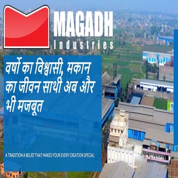 Magadh TMT - Best TMT Company In Patna | PPT
