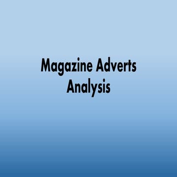 Image Magazine Analysis - Media Studies | DOCX