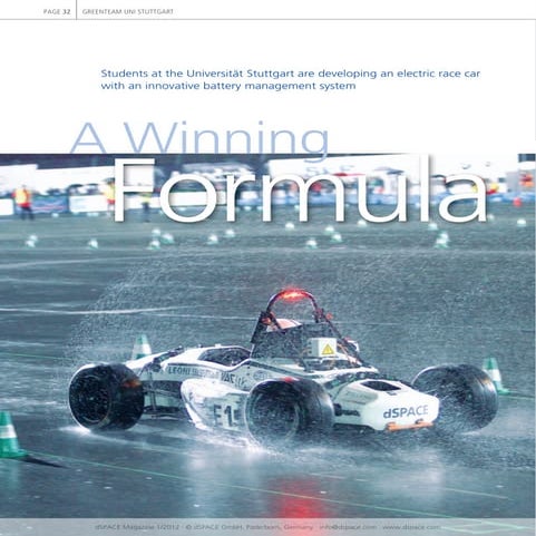 Formula SAE: Racing Cars Built by Students | PDF