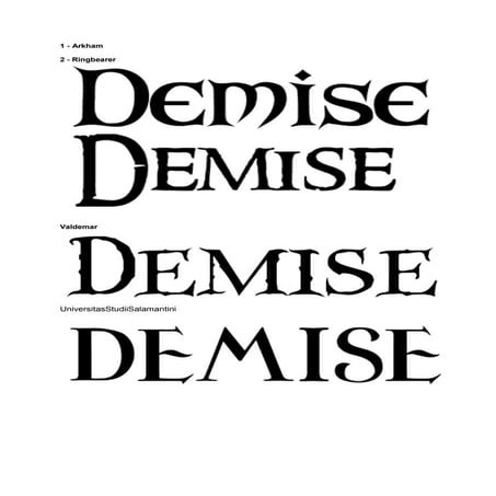 Magazine fonts | DOCX