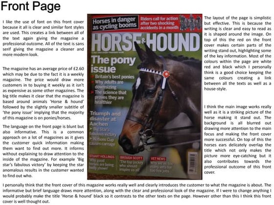 Annotation of Contents Page Mock-up and Changes | PDF