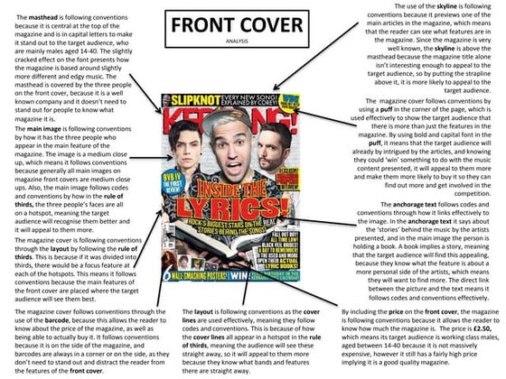 Conventions of a Newspaper Front Page | PDF