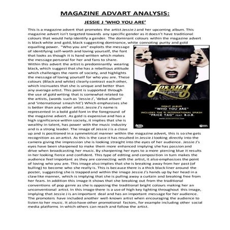 Magazine advart analysis | PDF