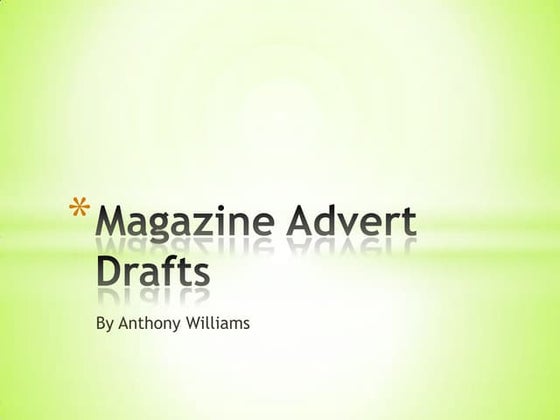 Creative brief for magazine | DOC
