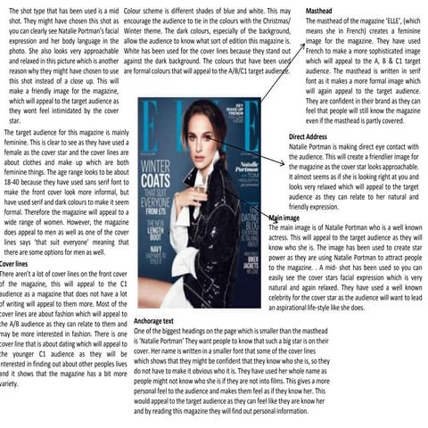 Magazine analysis | PPT