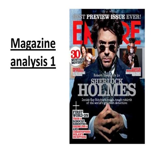 Magazine Adverts - Men & Women | PPTX