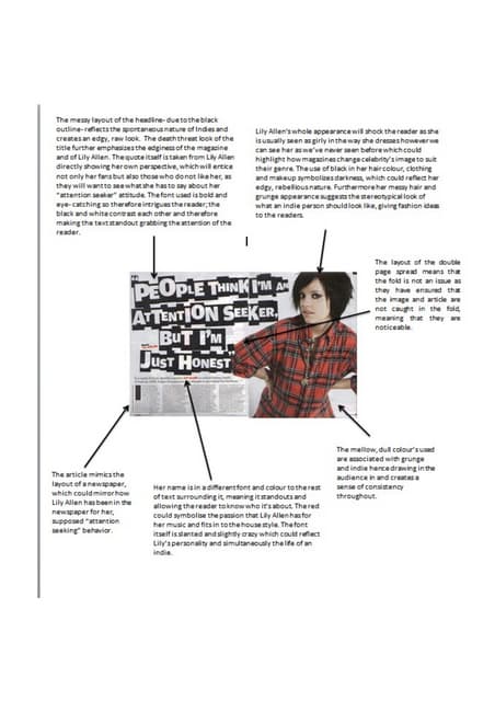 Magazine analysis of the content page for NME magazine | DOC