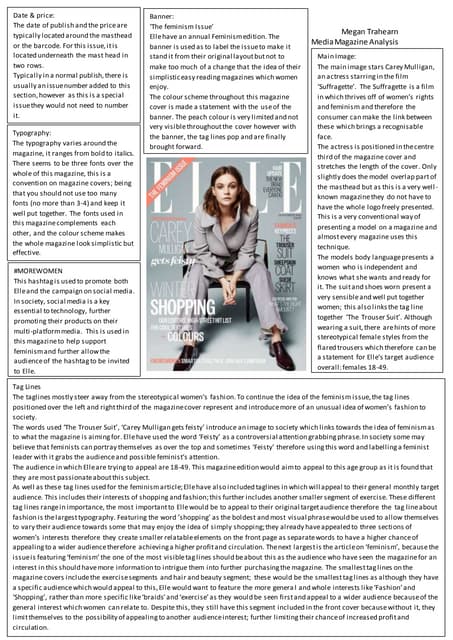 Media magazine cover analysis. | PPT