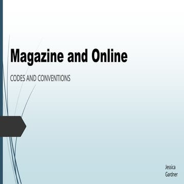Magazine and Online codes and conventions.pptx